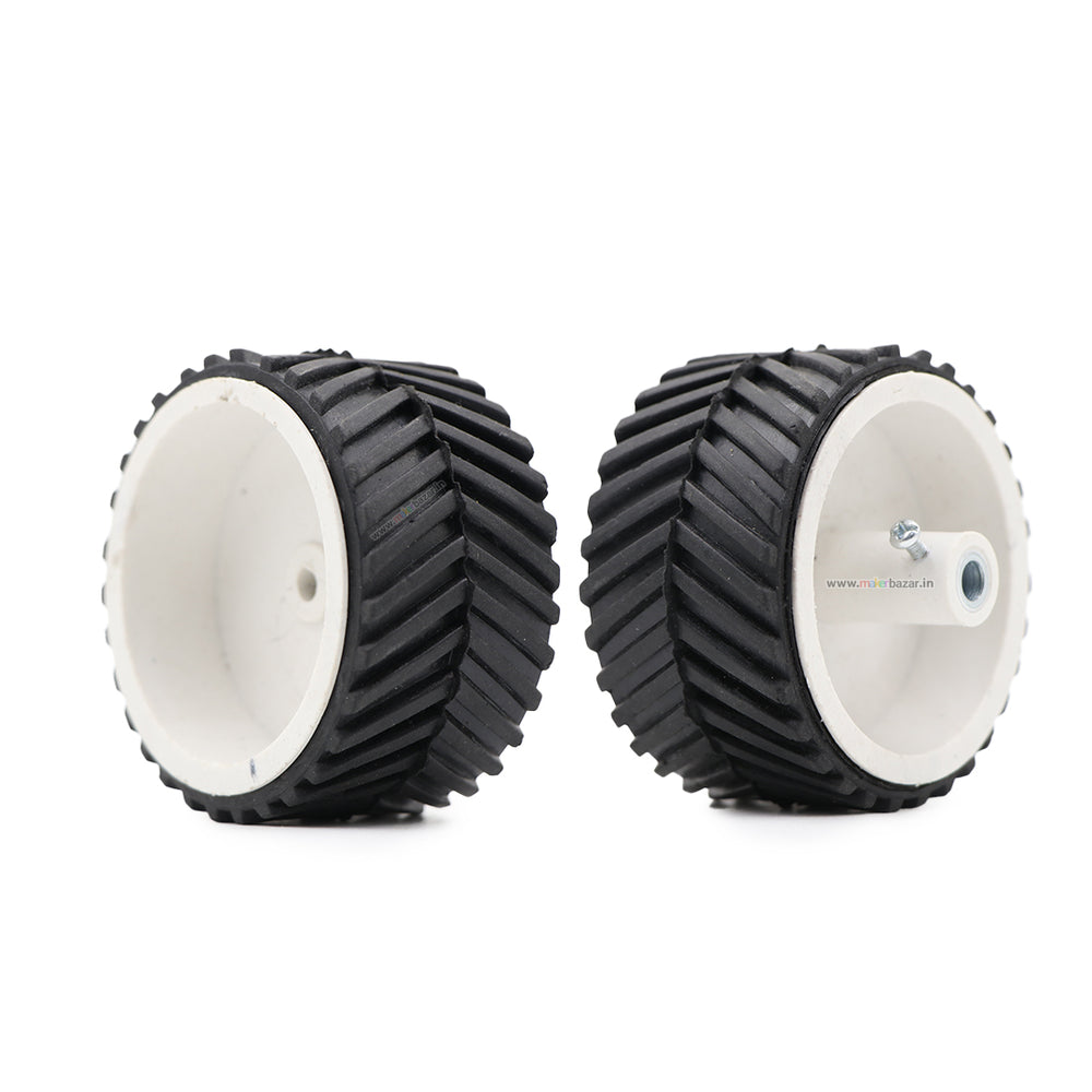 Buy Robotic Wheel White 7CM X 4CM