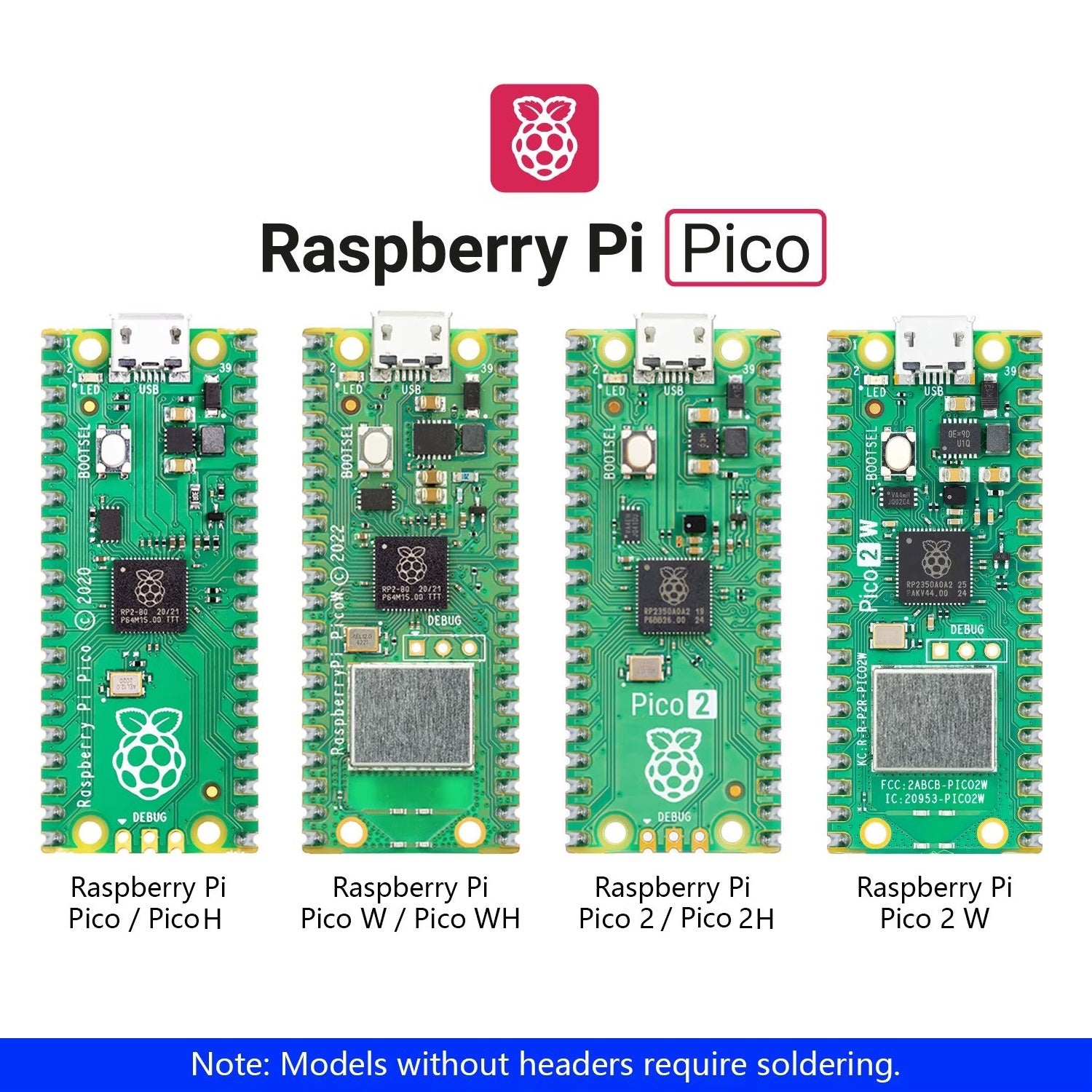 Raspberry Pi Pico Development Boards