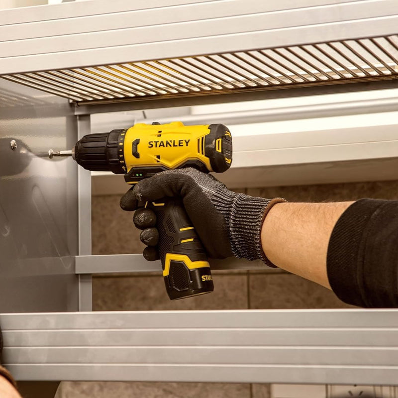 STANLEY SCH10D1 & SCH10D2K 12V Cordless Hammer Drill Driver – Compact ...