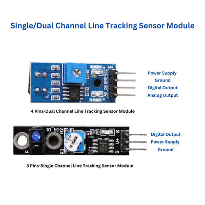 TCRT5000 Line Tracking Sensor Module: Detect and Follow Lines Precisely