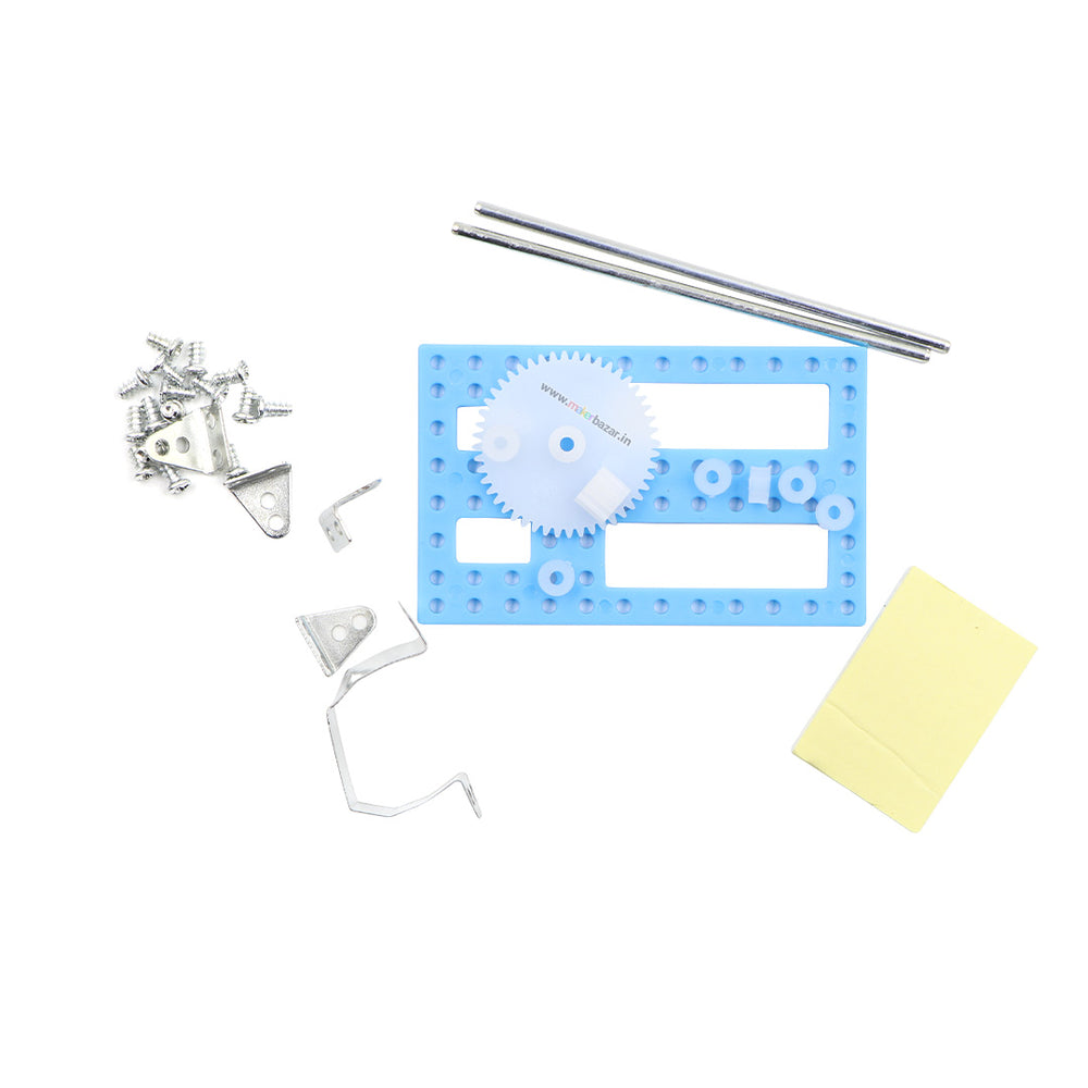 Mini Solar Powered DIY Toy Car Kit