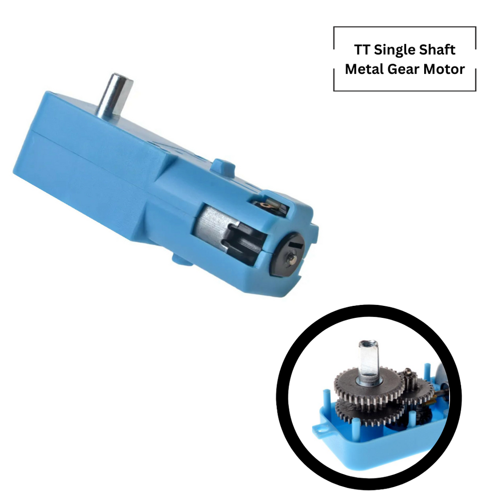 DC 3-6V TT Metal Robot Smart Gear Motor: High-Performance Power for ...