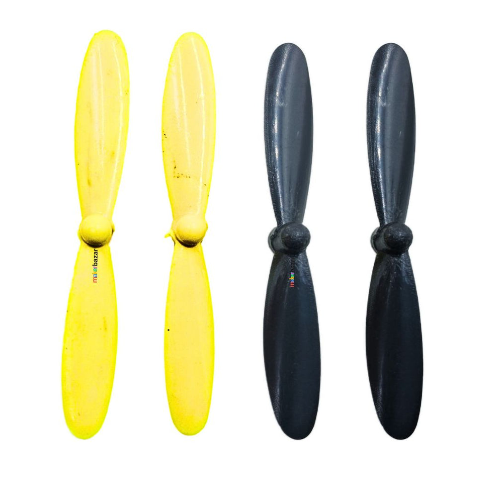 4pcs Two-Blade Mini Propeller Coreless Drone Motor Fan
