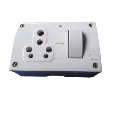 Buy Universal Socket + Switch Combo Board – 16 Amp + 6 Amp