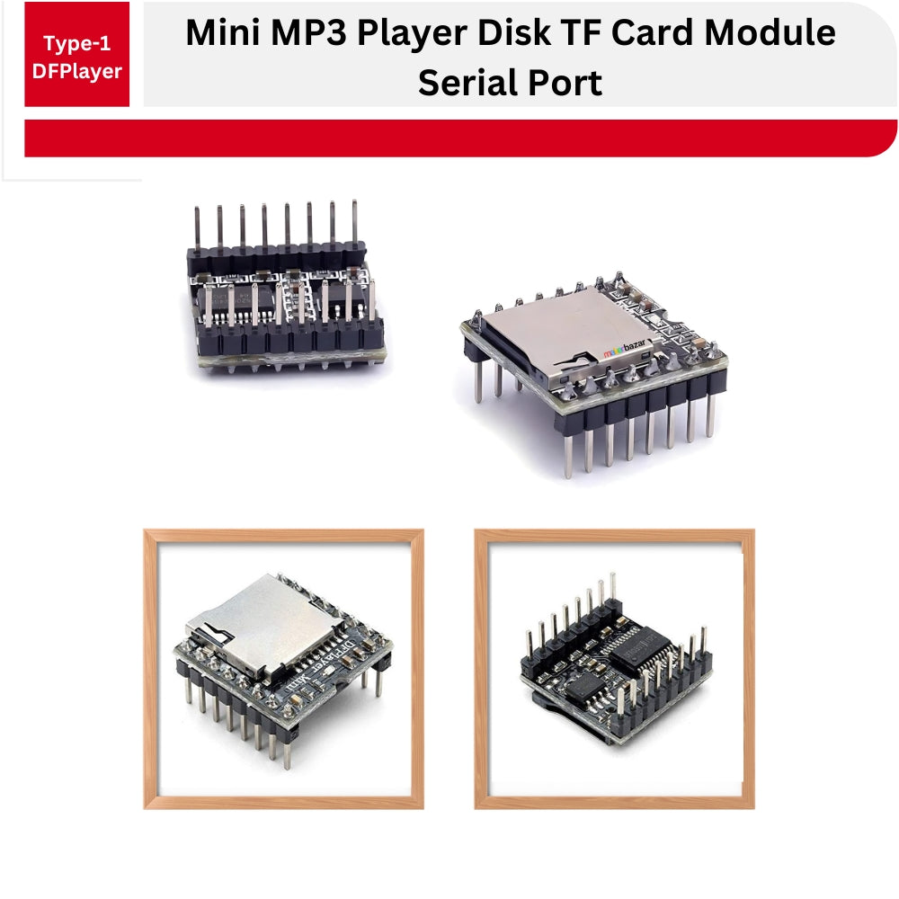 Buy DFPlayer Mini MP3-TF-16P Module – MP3 Audio Player with TF Card ...