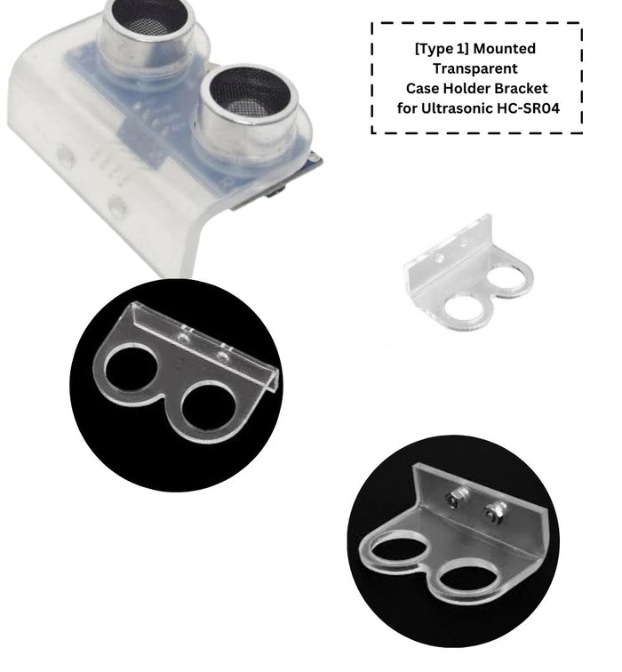 Secure Your Ultrasonic Sensor: Acrylic Mounting Bracket (HC-SR04 ...
