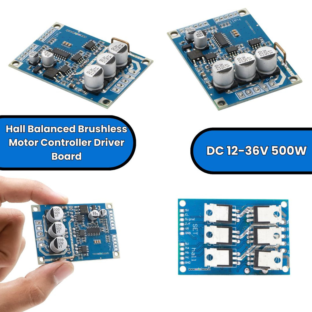 Buy DC Brushless Motor Controller Driver Board | Makerbazar