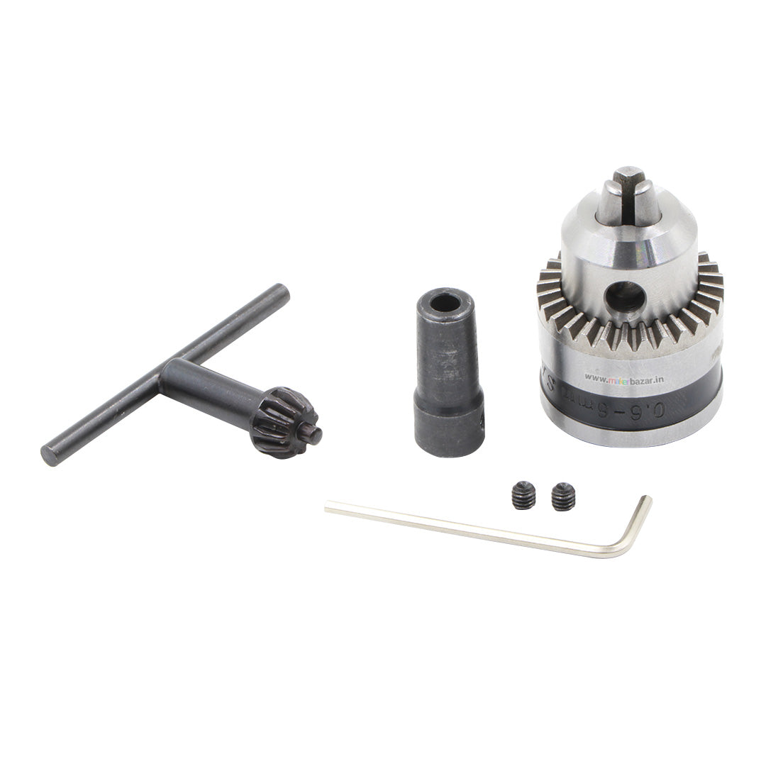 [Type 4] 0.6-6mm B10 Drill Chuck Set For 775 DC Motor (5mm Shaft) Rota