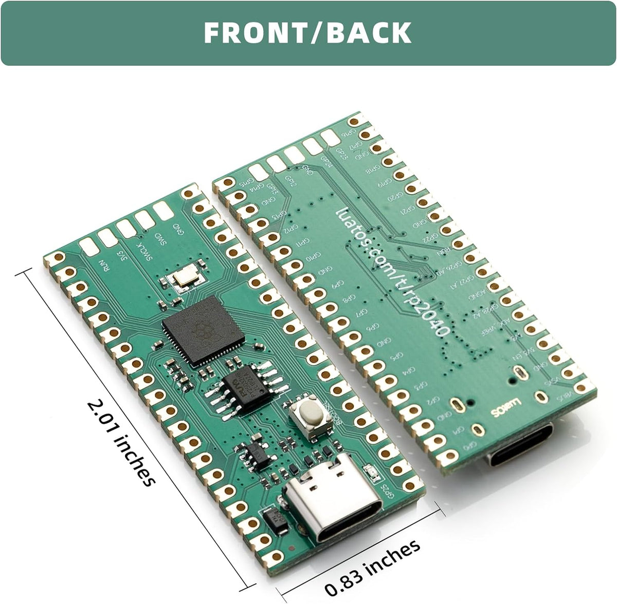 LuatOS USB C Raspberry PI PICO Development Board Based on RP2040 Micro