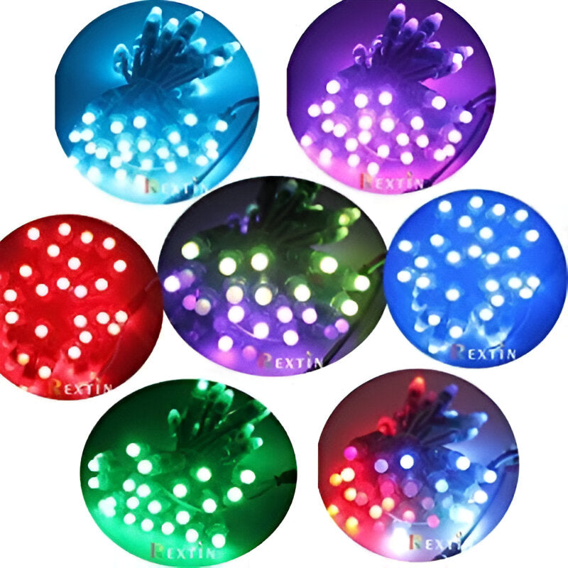 Buy WS2811 Neopixel RGB Waterproof LED Strip – 50 Addressable LEDs for ...