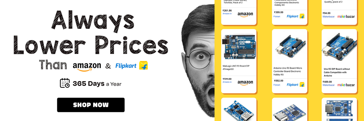 MakerBazar | Buy DIY Parts | STEM | Electronics | Robotics | IoT
