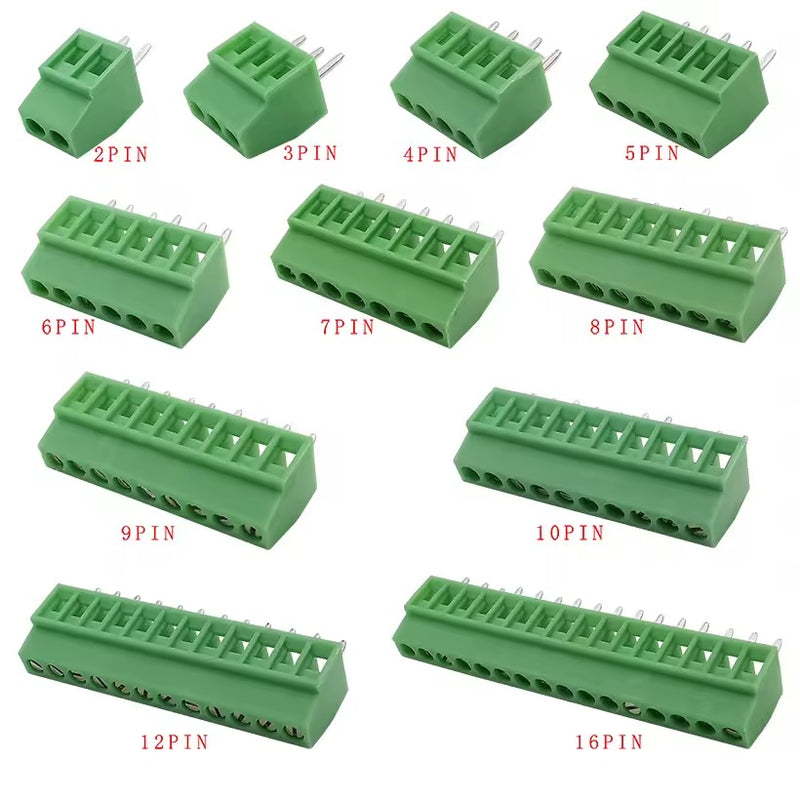 Buy Multi-Pin PCB Screw Terminals – Side/Angle Entry Connectors