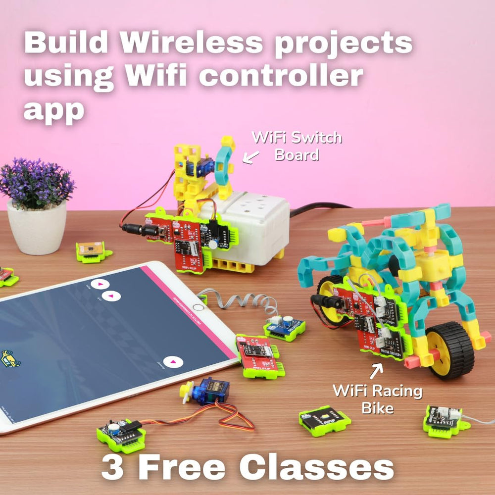 WitBlox IOT Robotic Science Kit 101+ projects 137 Parts