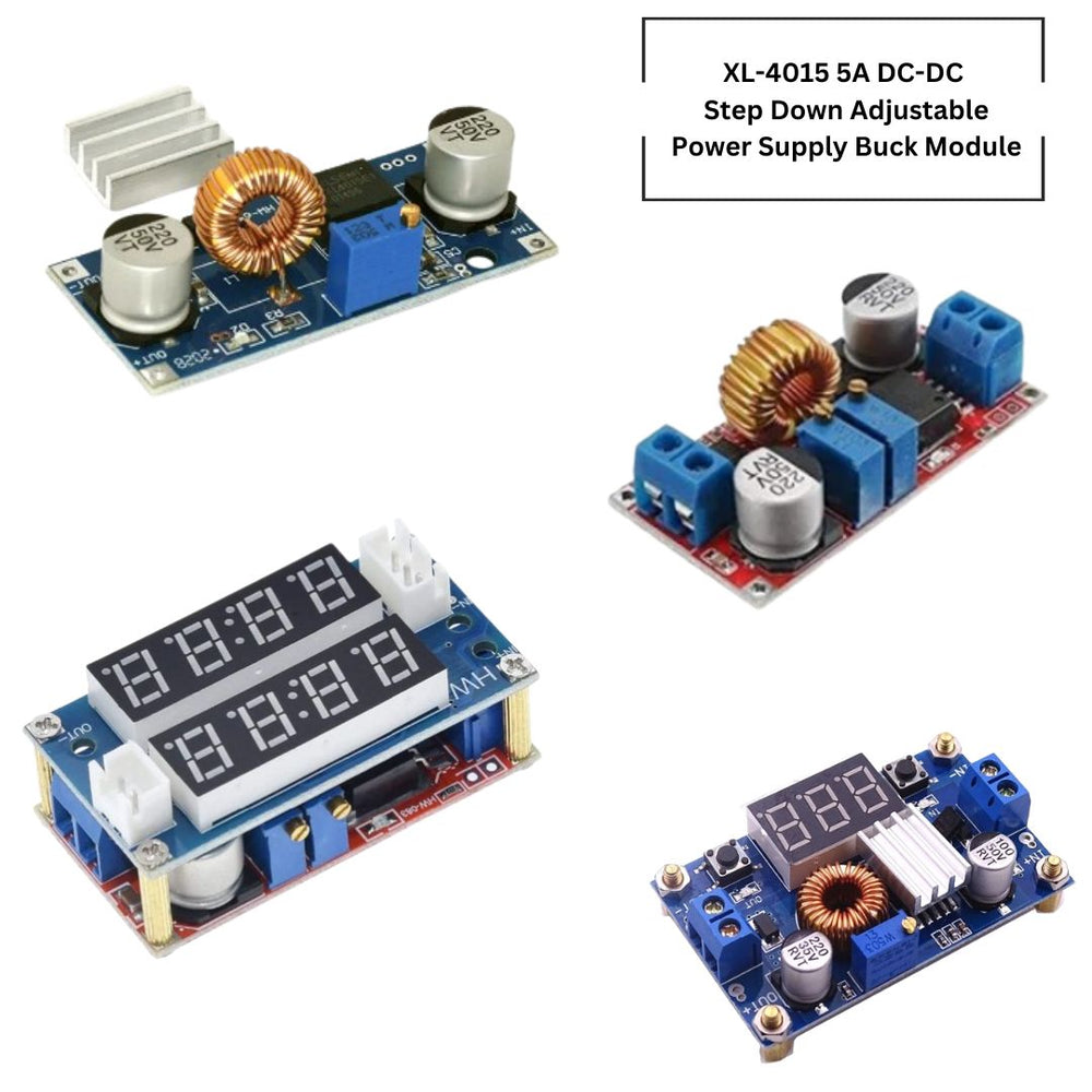 XL4015 5A DC-DC Step Down Adjustable Power Supply Buck Module