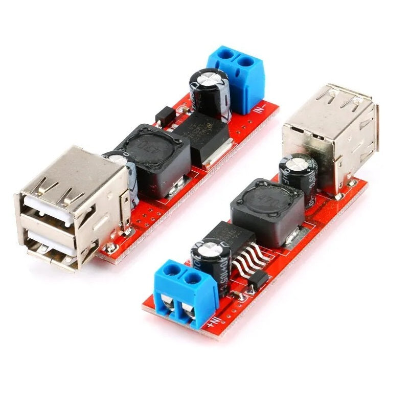 Dual USB Output 9V / 12V / 24V / 36V Car Charger Switch 5V DC-DC Power