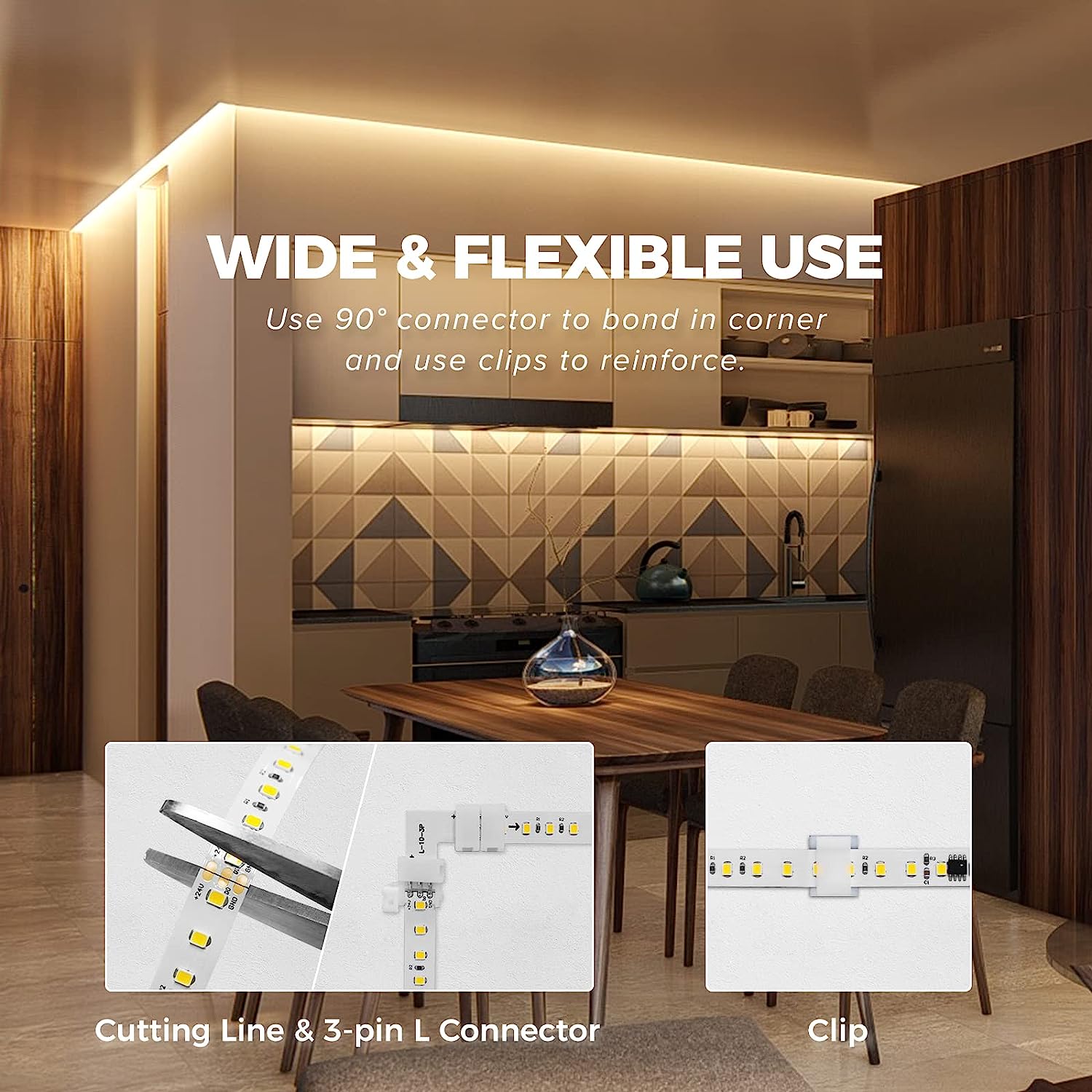 10Mtr 24V 8mm 2835 126LED/mtr Chasing LED Strip Light (Non Waterproof)