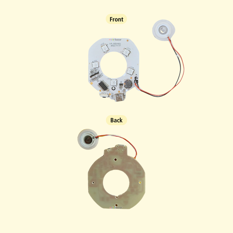 Buy DIY Ultrasonic Fogger Atomizer PCB with USB Type-C and LED Lights