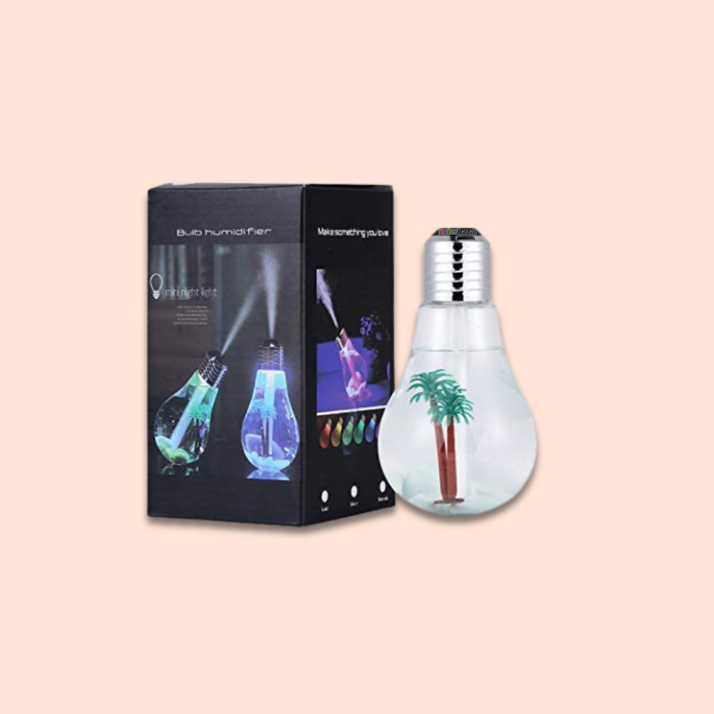Light Bulb Design Portable Humidifer for Home Decor