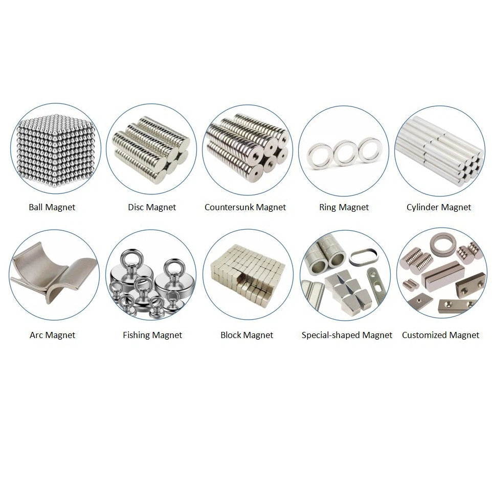 Neodymium Channel Countersunk Ring Magnets