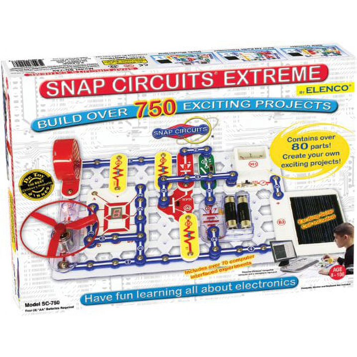 Snap Circuits Extreme Kit: Explore 750+ Exciting Electronics Projects