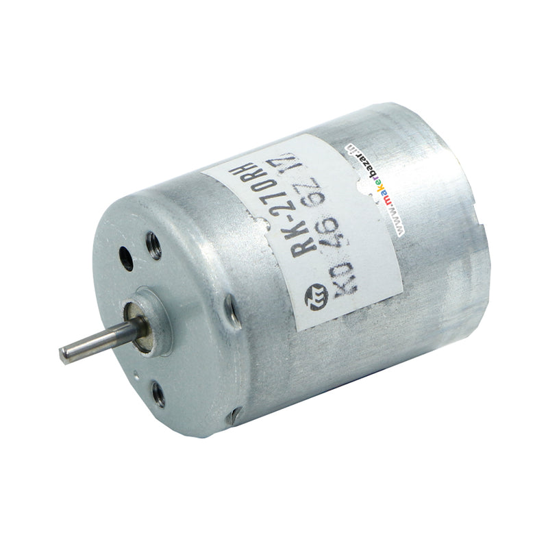 34x24mm Sealed High Speed & Low Torque Round DC Motor - 6V