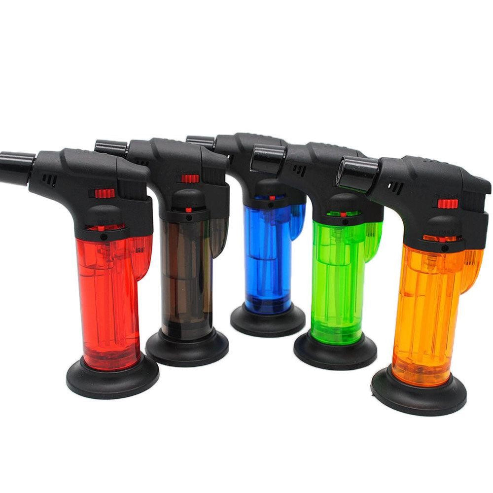 Windproof Refillable Butane Jet Torch Flame Gas Lighter Tool