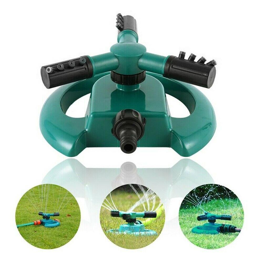 3 Arm 360° Rotating Water Sprinkler [Ground Top] for Garden