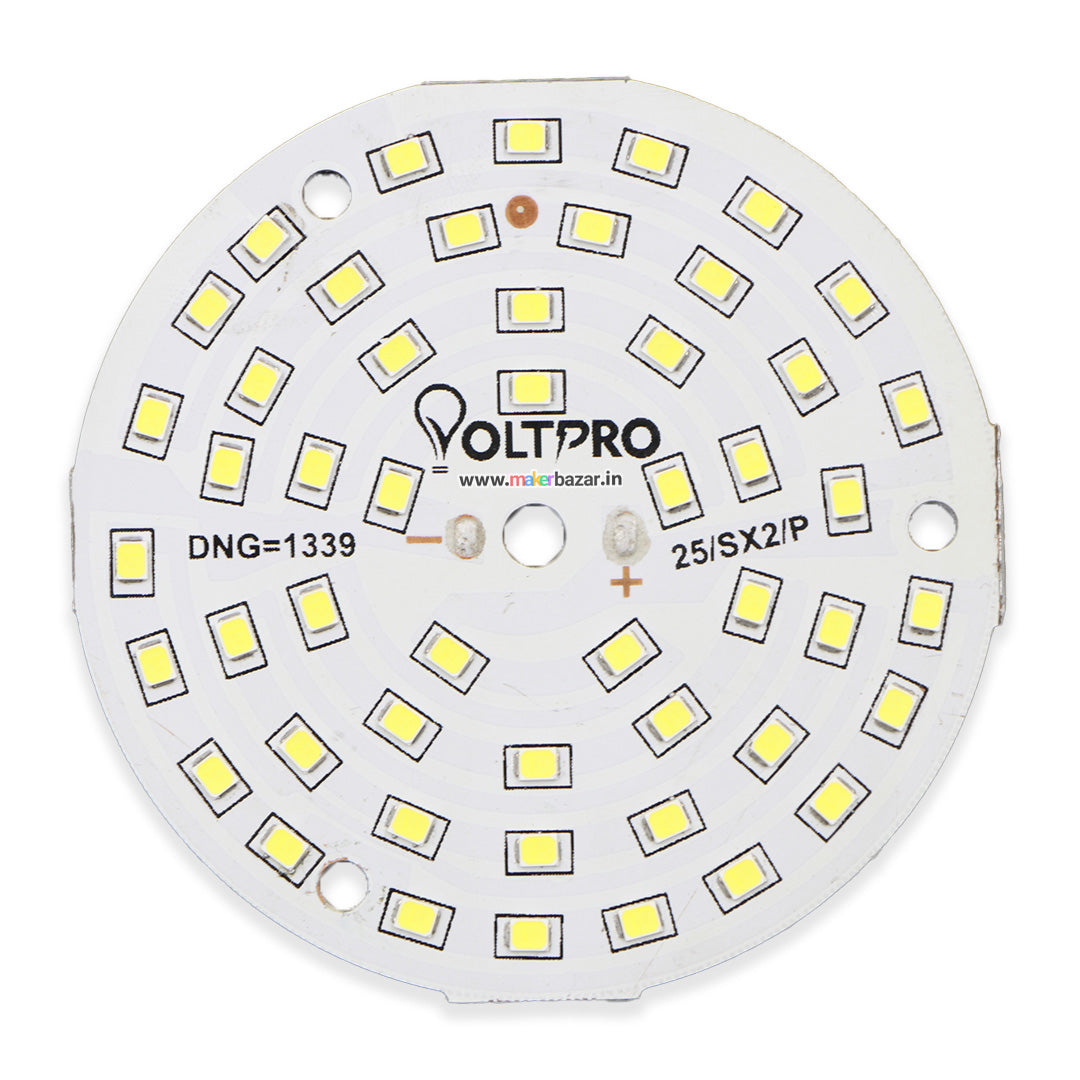 50W White 78mm Round Metal Core LED PCB