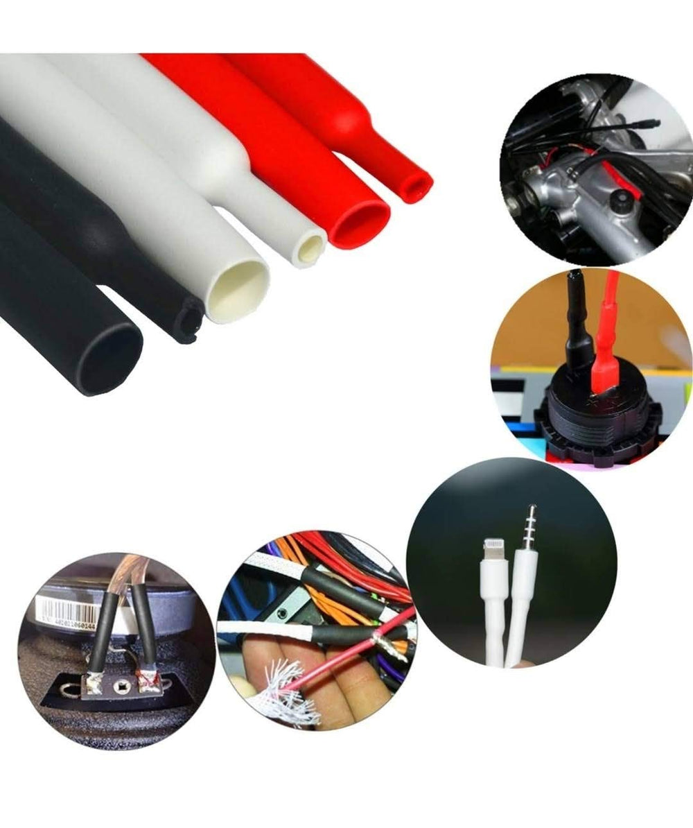 White Heat Shrink Sleeve Tube For Wire Protection