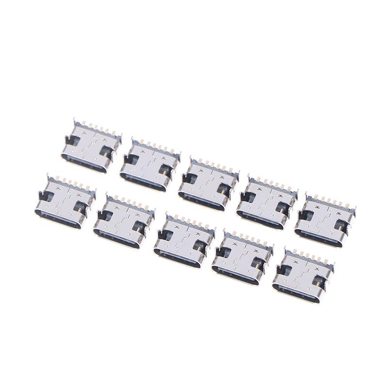 USB 3.1 Type-C 6Pin Female USB Connector SMD