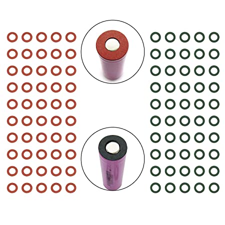 18650/18500 1S Battery Electrical Insulator Insulation Ring Adhesive f