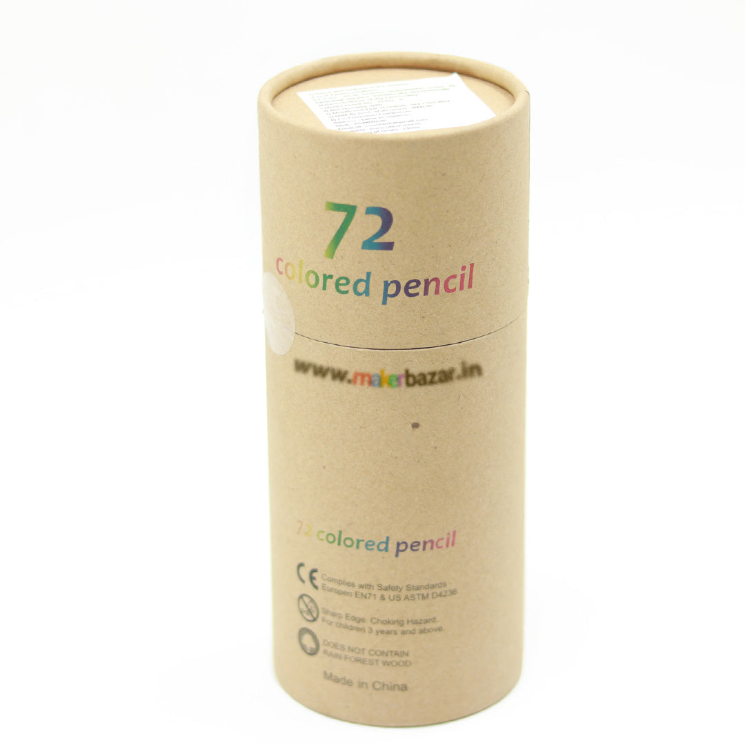 Enhance Your Artistic Skills with 72 Pcs Oil Based Color Pencils Set