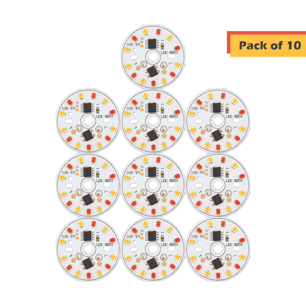 Buy Now 7 Watt DOB Round PCB Red