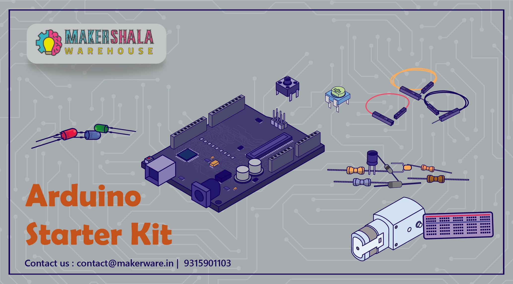 Adiy Arduino Uno Starter Kit For Beginners