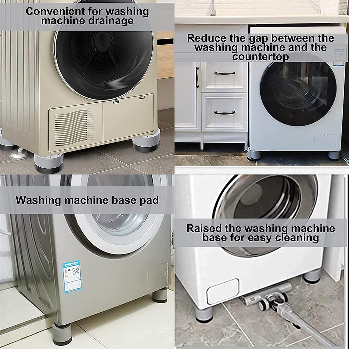 [Type 1] Anti Vibration Pads for Washing Machine/Fridge/Coolers/Furnit