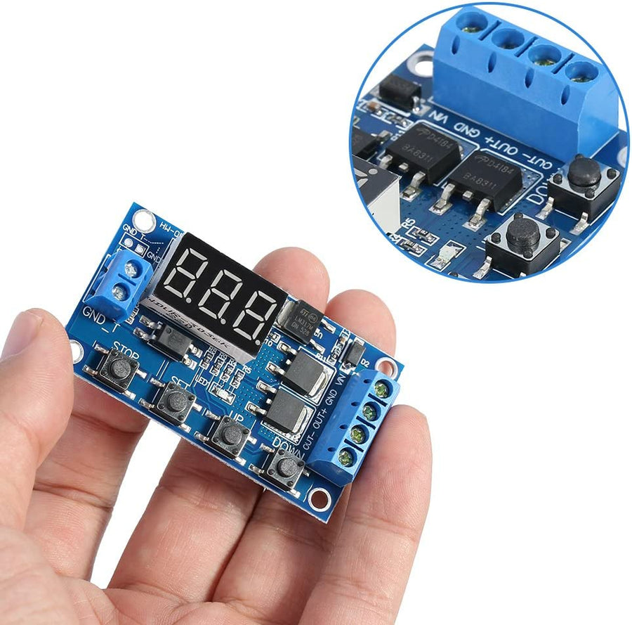 [Type 2] DC 5V-36V Timer Module Trigger Cycle Delay Timer Switch Turn