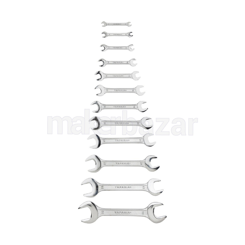 Taparia: DEP 12 Double Ended Spanner Sets 6x7 - 30x32