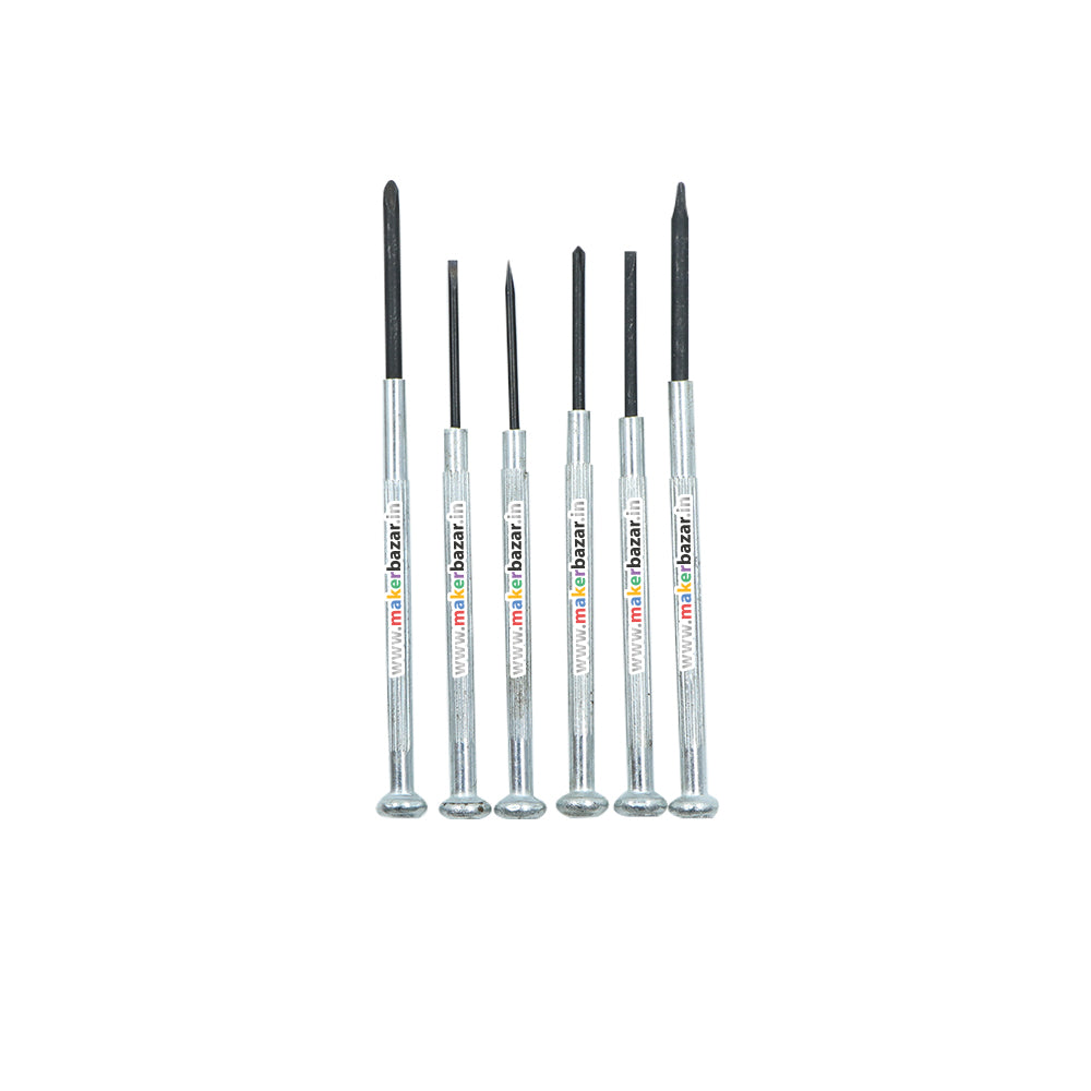 Generic: 6 pcs Precision Screwdriver Set (Metal Body)