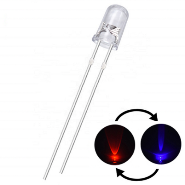 2 Pin DIP Bicolor & Tricolor LED (Auto Flashing) | Find Your LED Here