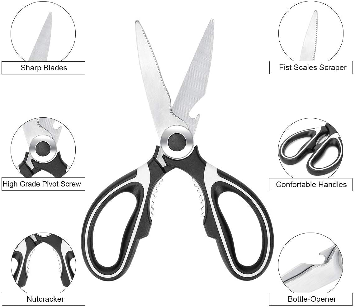 3pcs Heavy Duty Scissors for Kitchen Use / Multi-Function Kitchen Scis