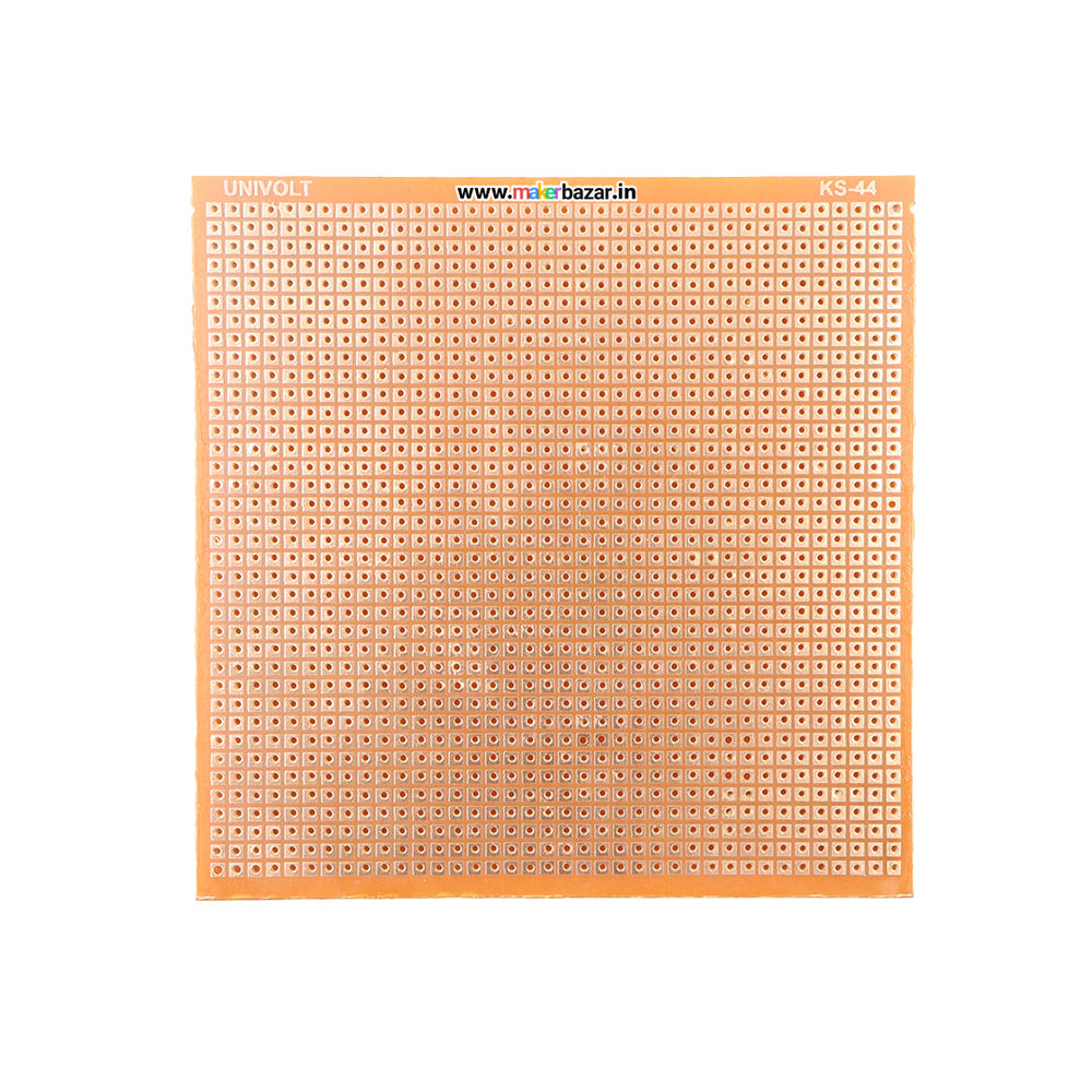 Univolt: Dot Board / Perforated Vero Board PCB Single Sided Printed Ci