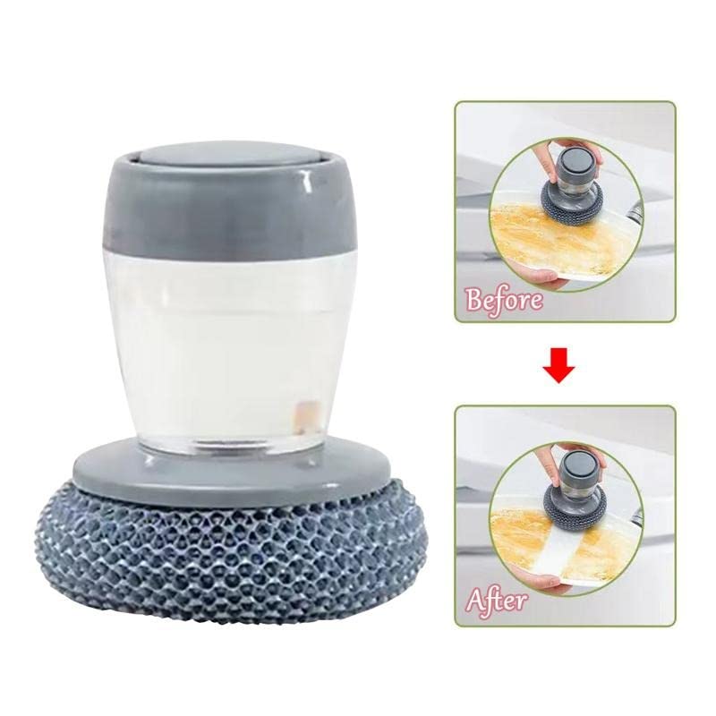 Liquid Soap Dispenser With Scrubber