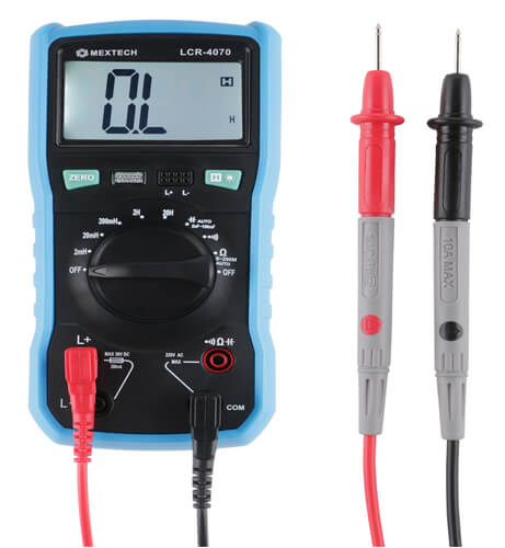 MexTech: LCR-4070 Digital LCR Meter LCD Displaying