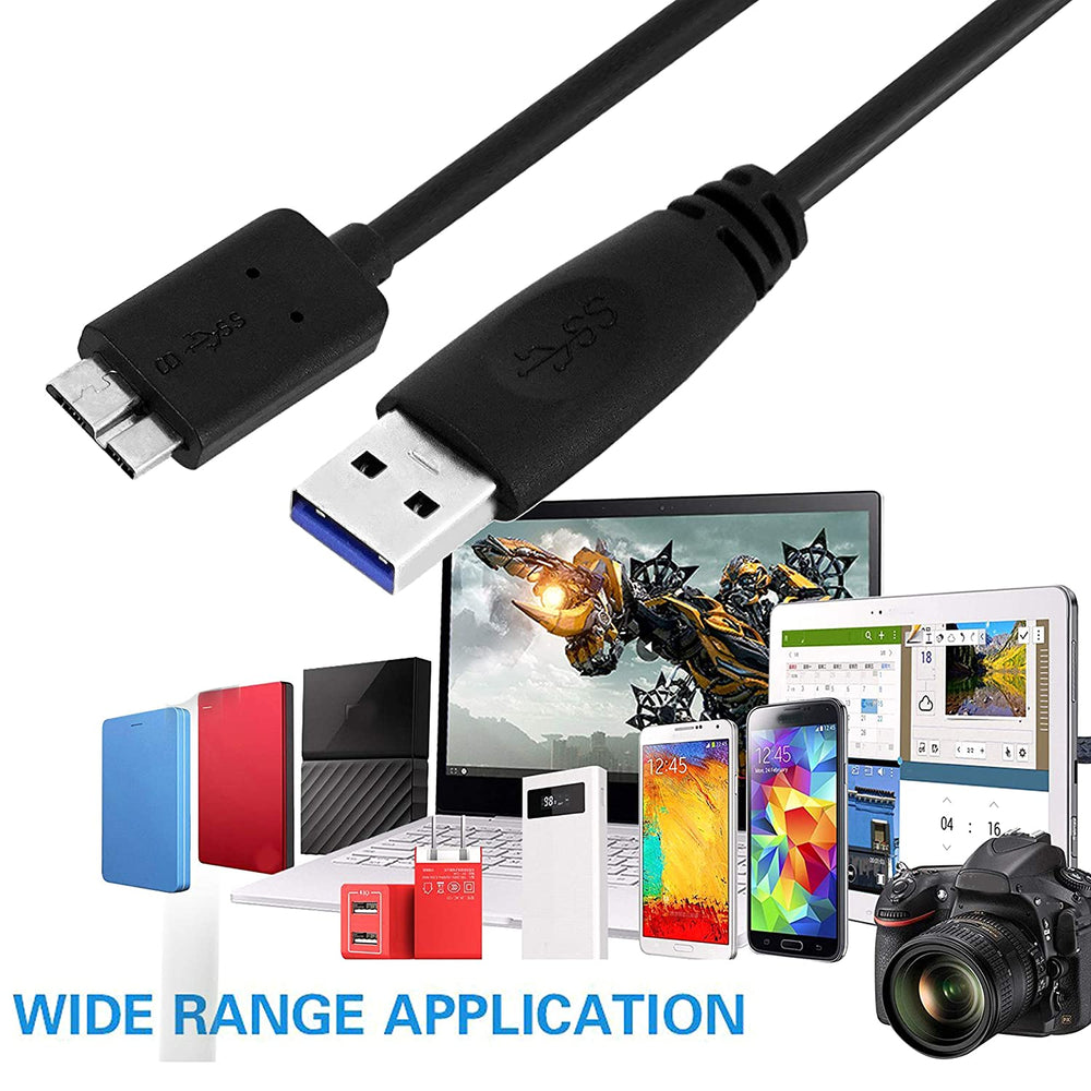 USB 3.0 Cable A to Micro B high Speed Data Transfer Cable for Portable