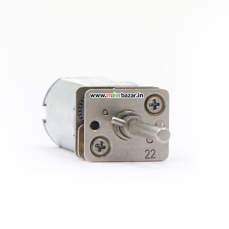 N20 3V-9VDC 14mm Long Shaft Miniature Metal Gear Motor