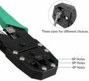 3-in-1 Modular Crimping Tool, LAN with Cable Cutter