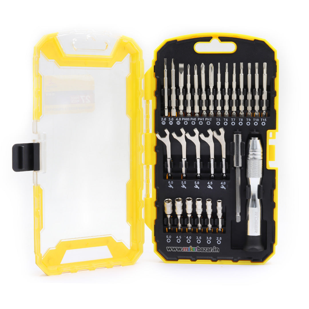 Buy Now 27 PCs Precision Screwdriver Socket & Wrench Set
