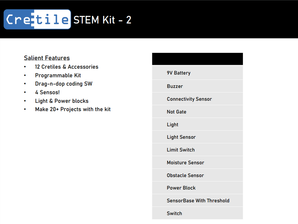 Cretile Kits and Accessories