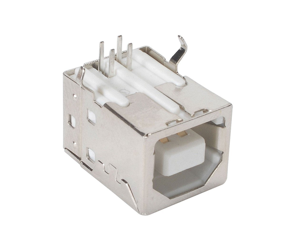 USB Type B Female Port Connector - Right Angle Socket