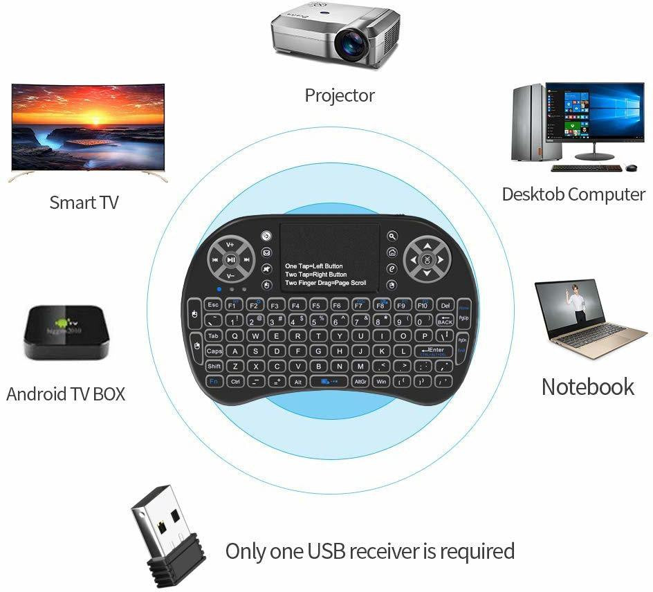 Wireless Mini Smart Keyboard With Touchpad